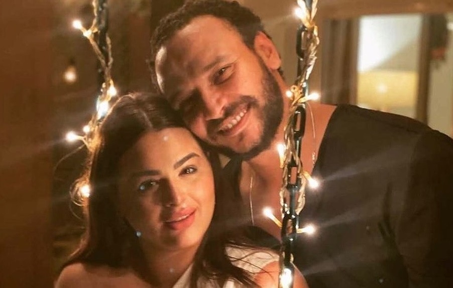 فيديو رقص أحمد خالد صالح مع هنادي مهنا في حفل عيد ميلاده مجلة هي